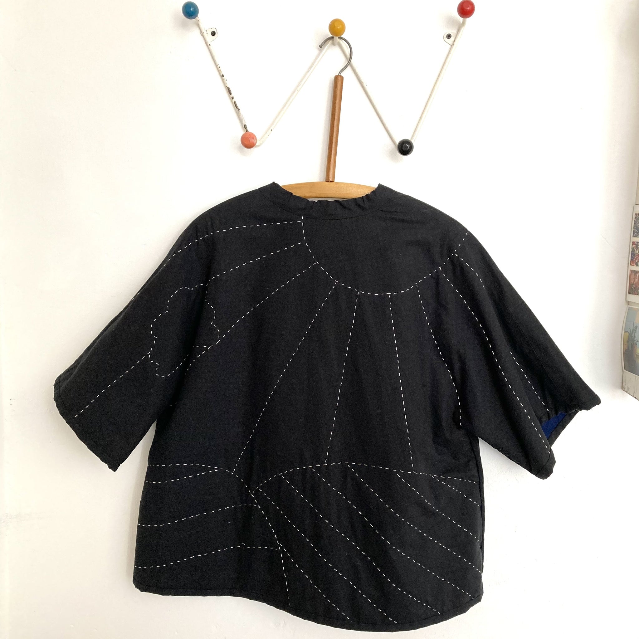 Hand quilted landscape jacket – a circular story